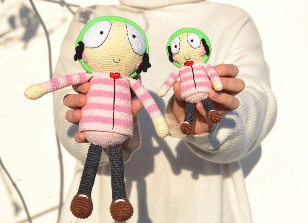 Crochet Sarah Toy , Stuffed Doll , Plush Toy Sarah , Crochet Doll Sarah ...
