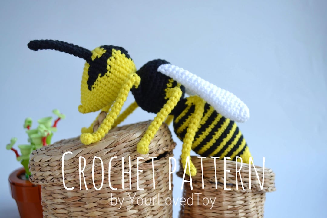 Wasp Crochet Pattern, Hornet Pattern (english) Pdf File - Etsy