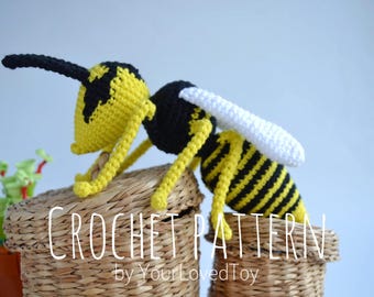 Great Big Wasp Crochet Pattern PDF - Etsy