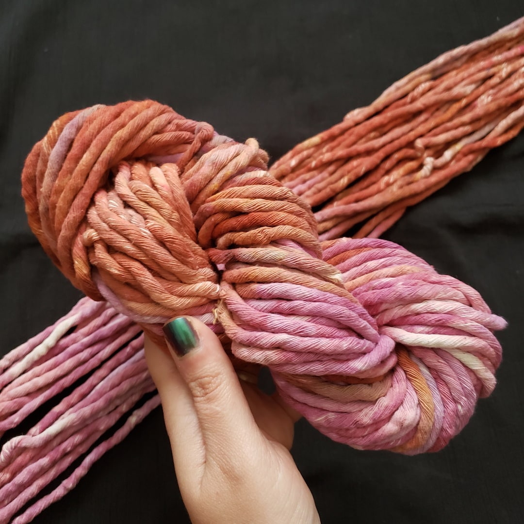 Hand Dyed Macrame Cord, Tie Dye Macrame, 4mm Macrame Cord, Macrame ...