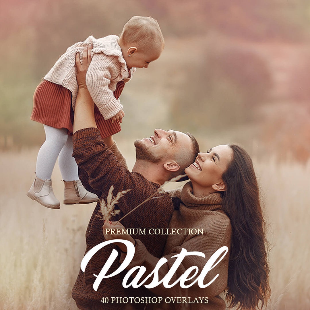 Pastel Photoshop Overlays, Photo Overlay, Photography Overlays, Digital ...