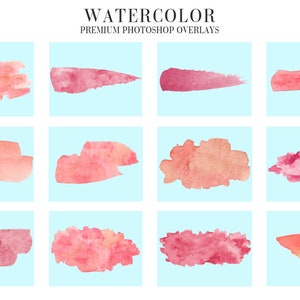 Watercolor Photoshop Overlays,photo Overlays,png,portrait Photography ...