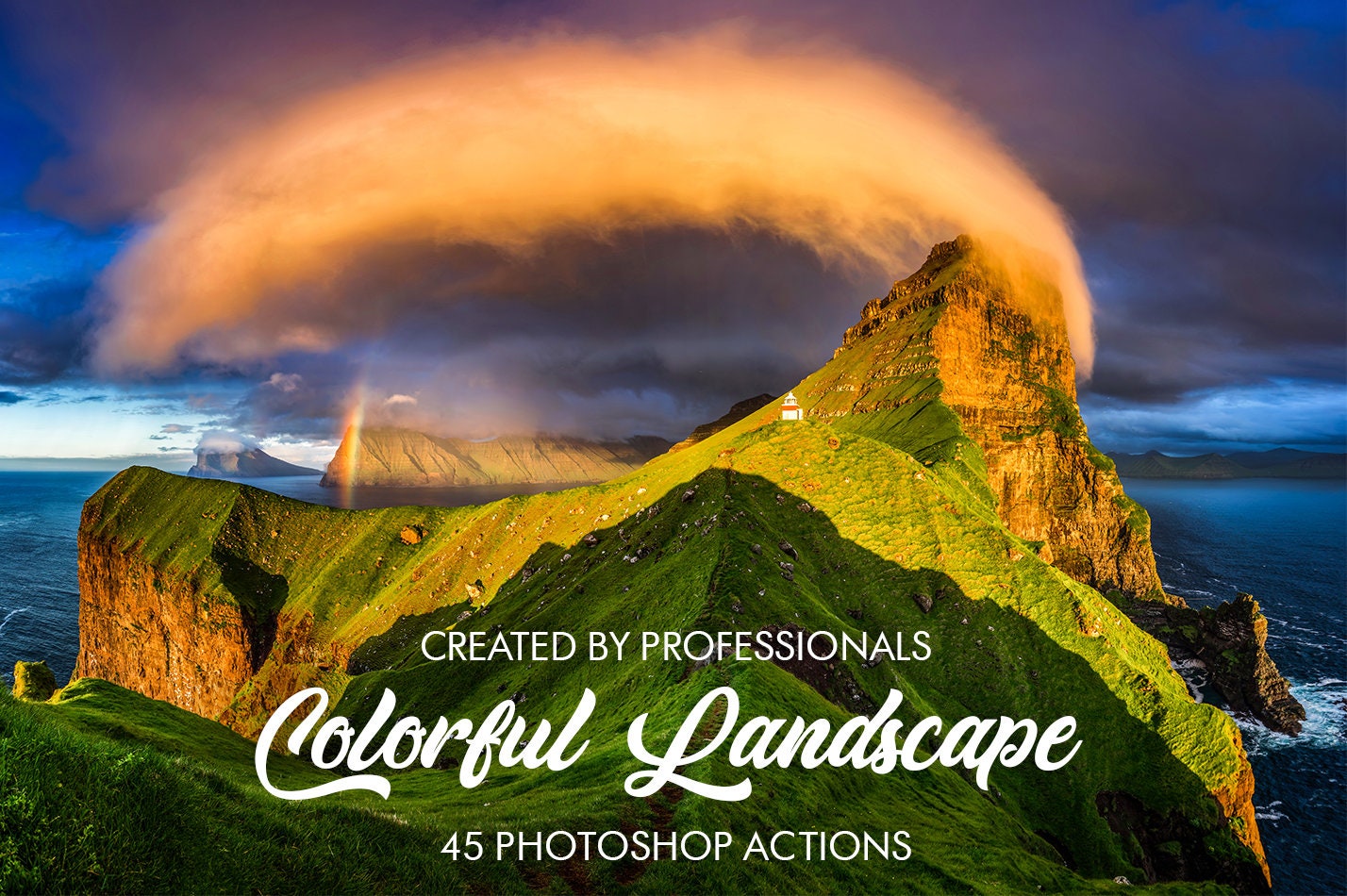Colorful Landscape Photoshop Actions 45 Photoshop Actions for Landscape ...