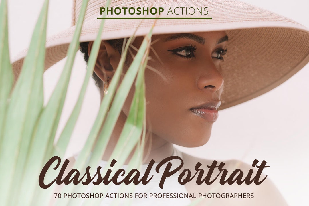 Classical Portrait Photoshop Actions: Skin Retouching Filters - Etsy UK