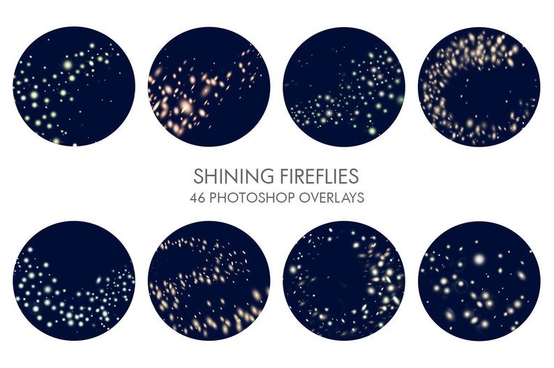 Fireflies PNG Shining Fireflies Photoshop Overlays firefly Overlay ...