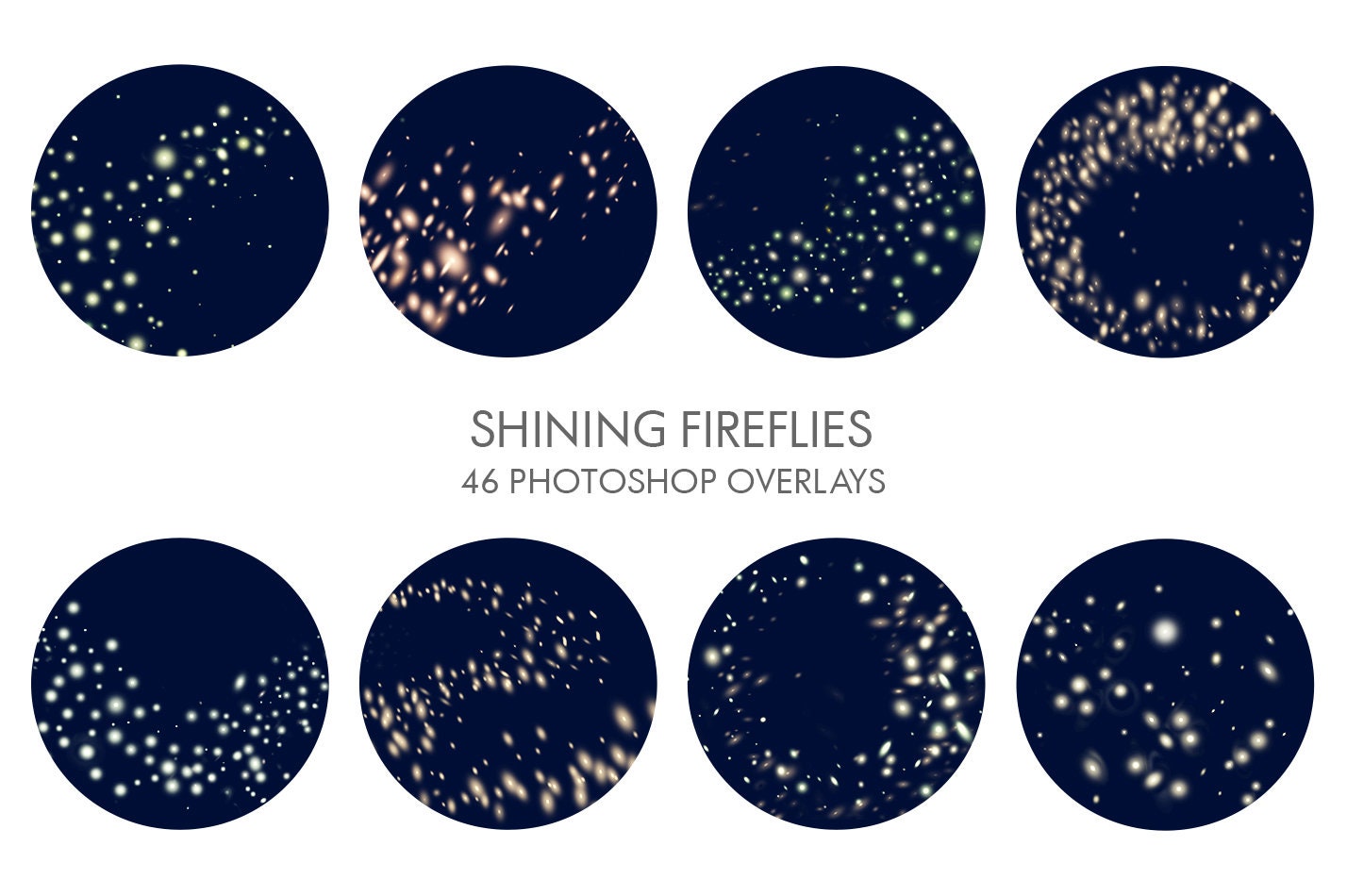 Fireflies PNG Shining Fireflies Photoshop Overlays firefly Overlay ...