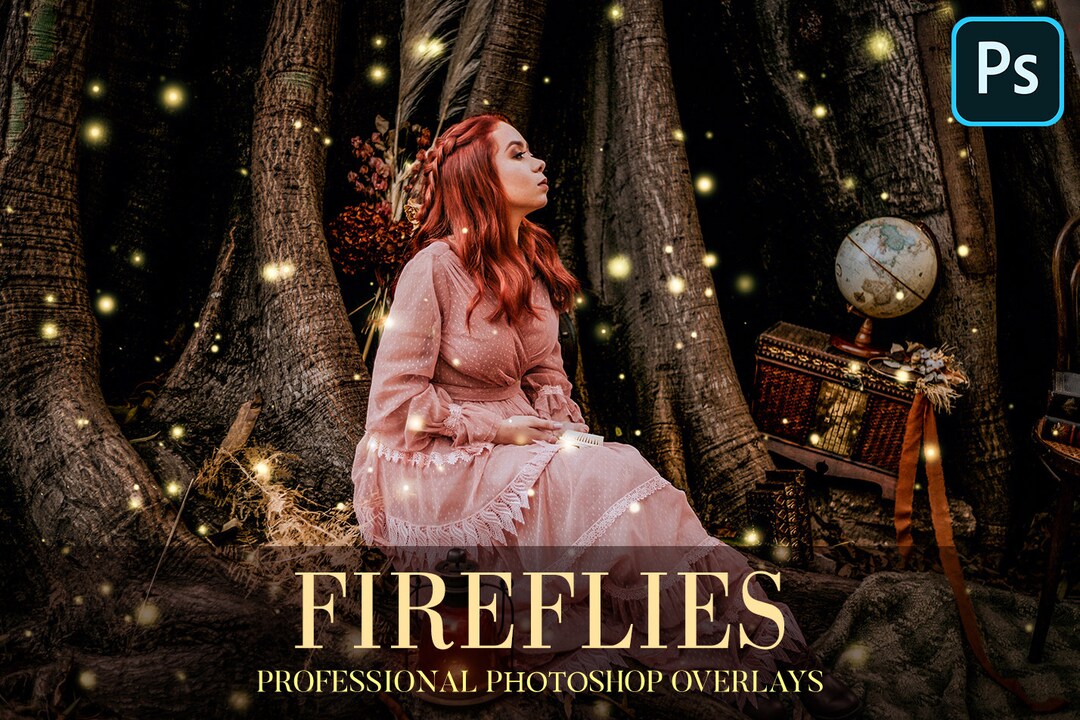 Fireflies Photoshop Overlays: PNG Photo Effect (digital Overlay) - Etsy UK