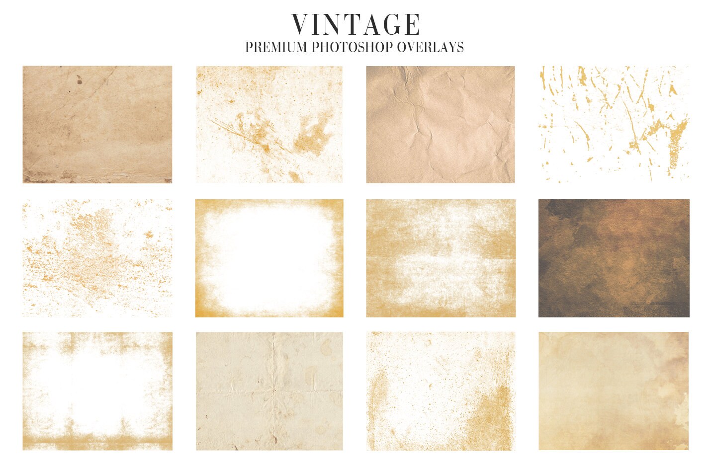 Vintage Photoshop Overlays,photo Overlays,png Effect,wedding ...