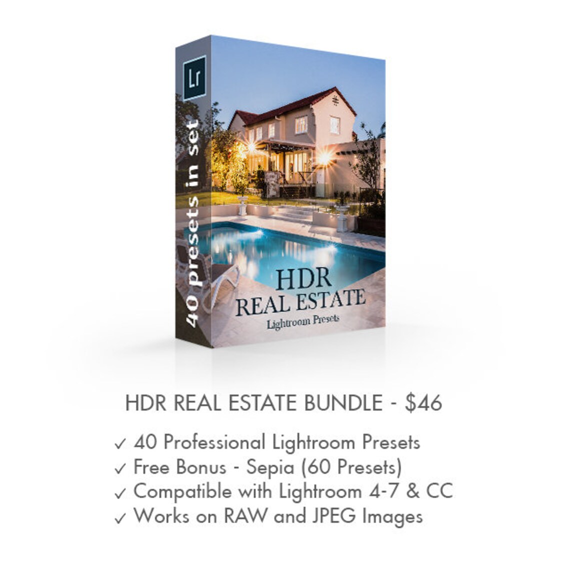 HDR Real Estate Lightroom Presets: Professional Photography (40 Presets ...