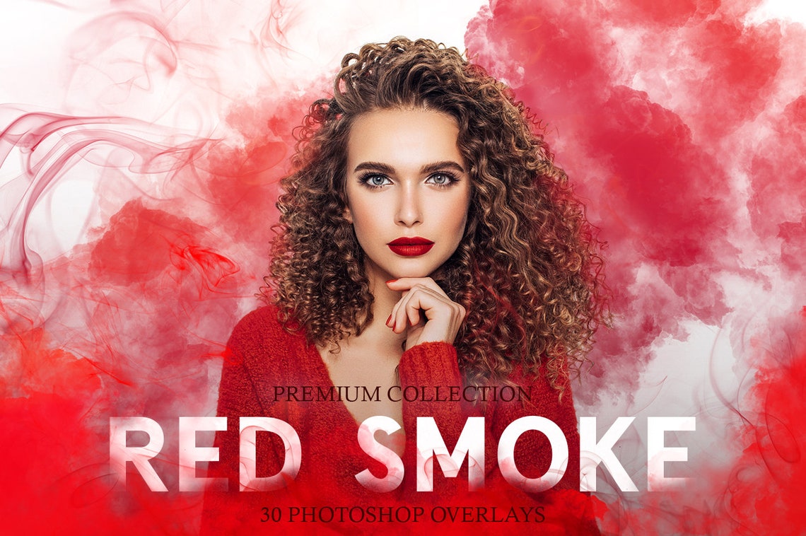 Red Smoke Photoshop Overlays: 30 PNG Effects (digital Download) - Etsy