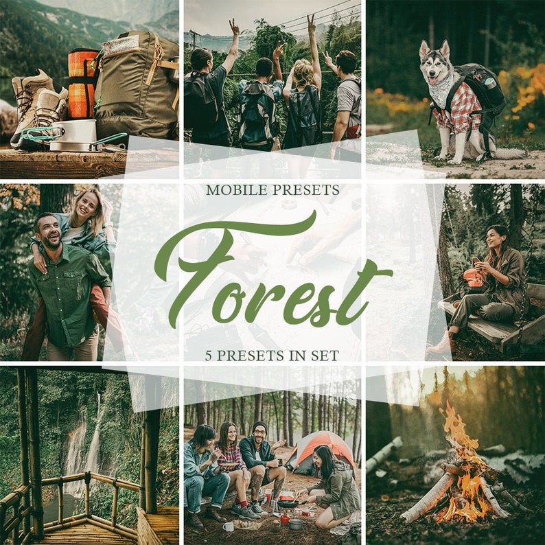 Mobile Presets Lightroom Mobile Presets Forest Mobile - Etsy