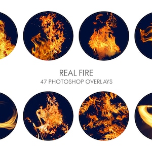Real Fire Photoshop Overlays [fire PNG, Fire Overlays Photoshop, Fire ...