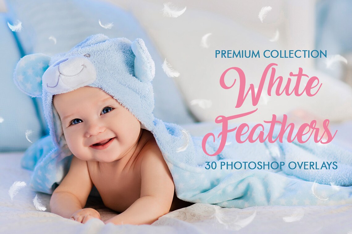 30 Feather Overlays/ Feather Overlay/ Feather Png/photoshop - Etsy