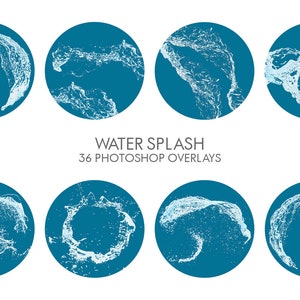 Water Splash Photoshop Overlays water Splash Photo Overlays, Water ...