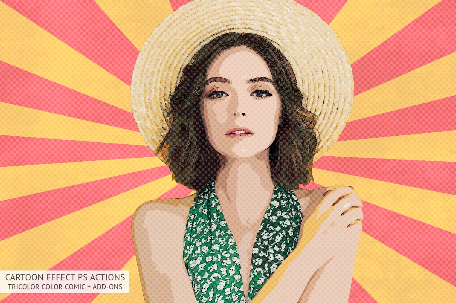 Cartoon Effect Photoshop Actions photoshop Cartoon Action | Etsy