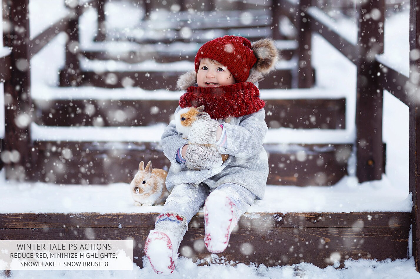 Winter Tale Photoshop Actions 30 Snow Photoshop Actions, Winter ...