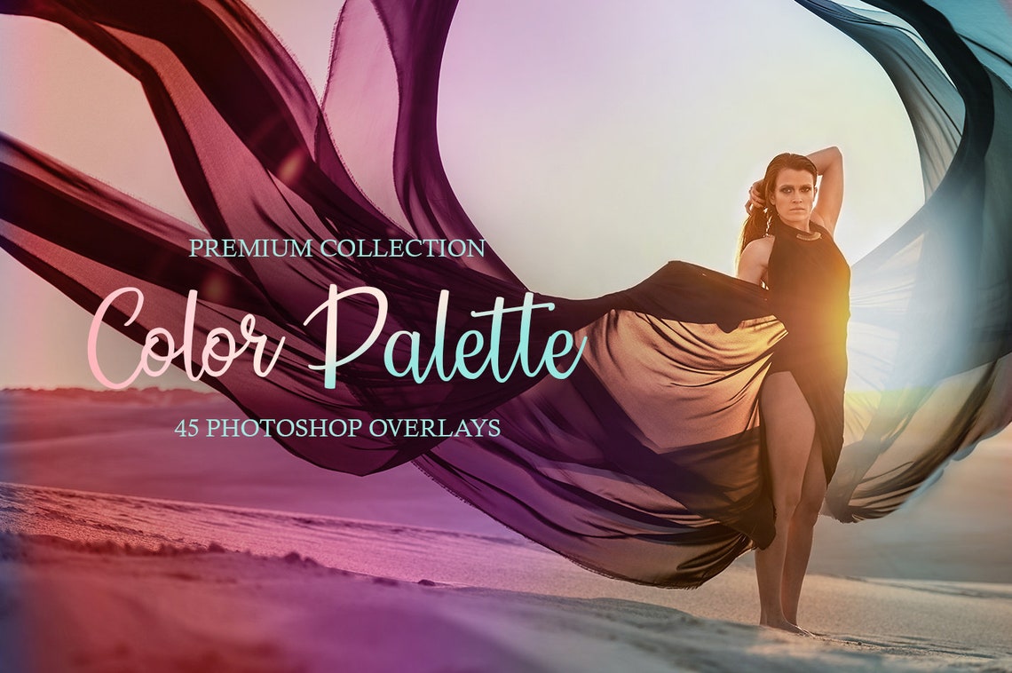 Color Palette Photoshop Overlays color Overlay Photoshop | Etsy Canada