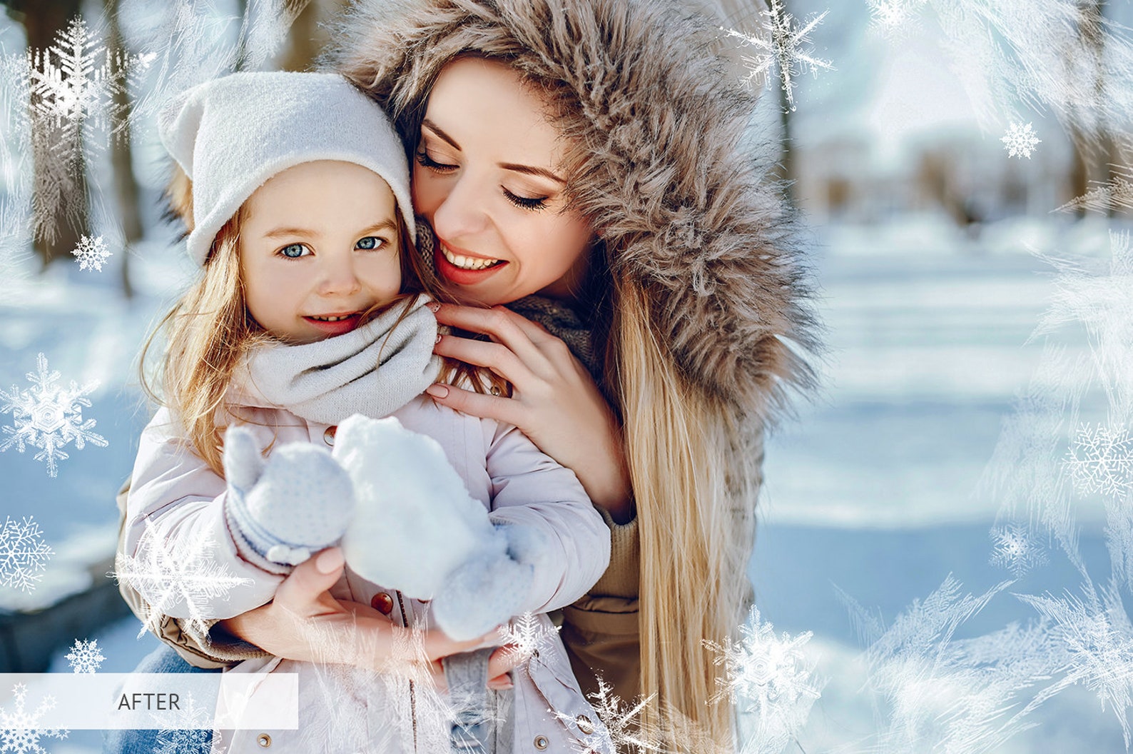 Winter Snowflakes Overlays Photoshop photoshop Snow Overlay, Snow ...