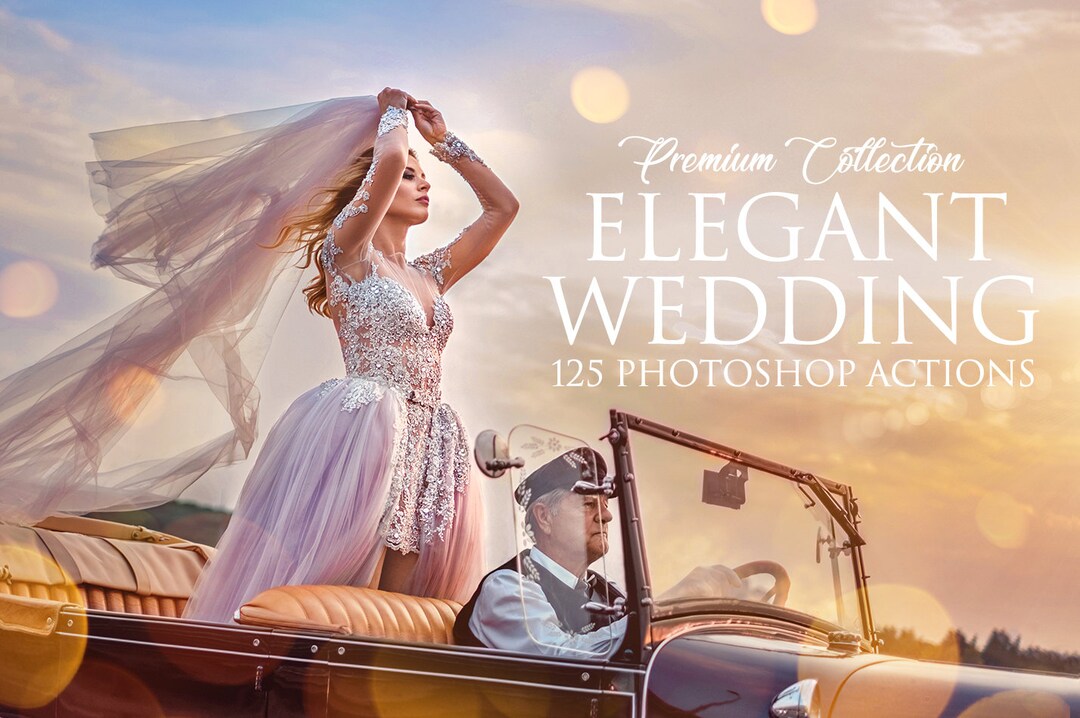 Elegant Wedding Photoshop Actions: 125 Photo Effects - Etsy