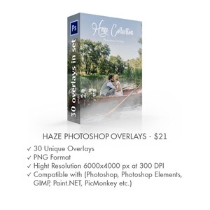 Haze Photoshop Overlays, Photo Overlay, Photography Overlays, Digital ...