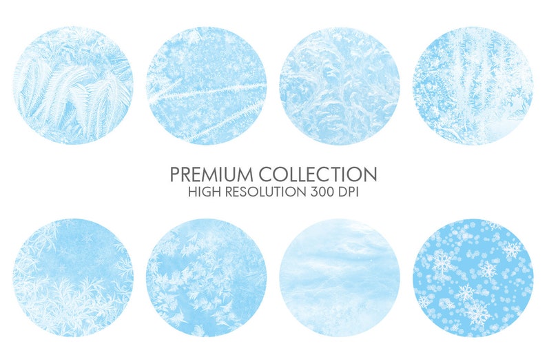 Artic Frost Photoshop Overlaysfrost Overlay Frost Overlay - Etsy
