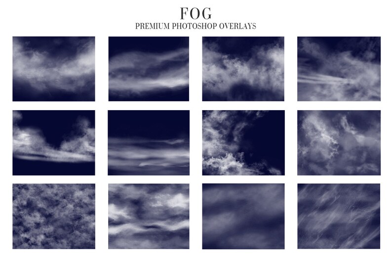 Fog Photoshop Overlays,photo Overlays,png Effect,nature Photography ...