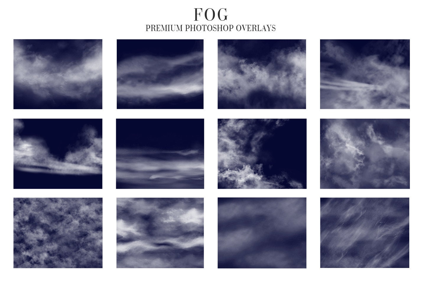 Fog Photoshop Overlays,photo Overlays,png Effect,nature Photography ...