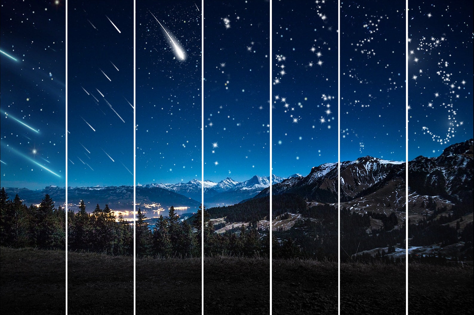 Night Sky Photoshop Overlays star Overlay, Star Overlays, Star Overlay ...