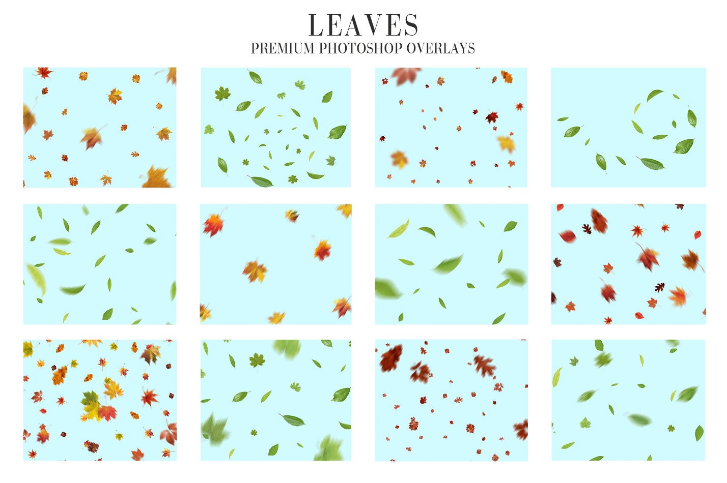 Fall Photoshop Overlaysphoto Overlayspng Effectautumn - Etsy