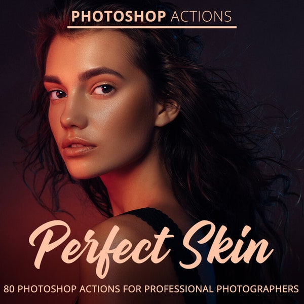 Perfect Skin Photoshop Action Etsy