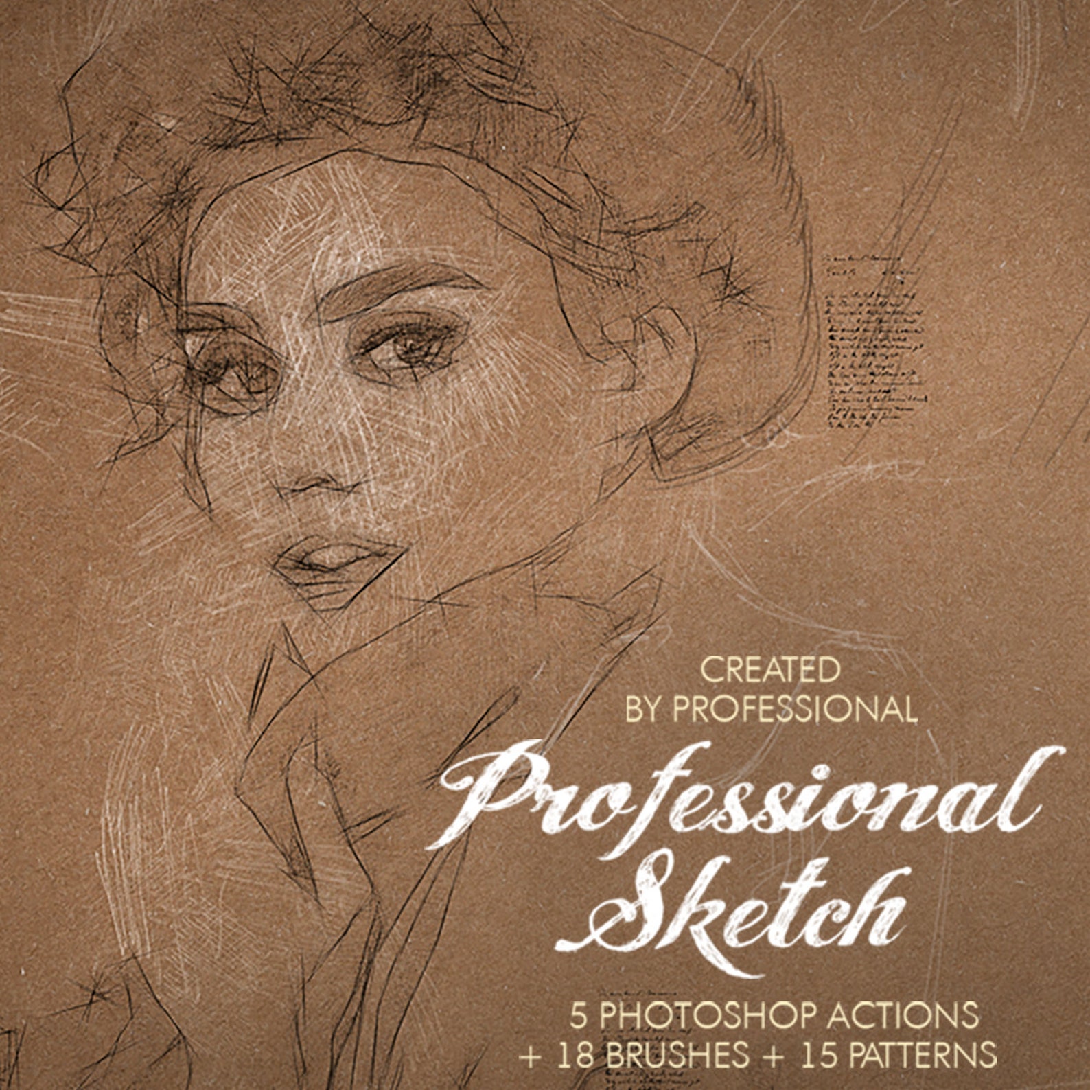 Professional Sketch Photoshop Actions [pencil Sketch Photoshop Action ...