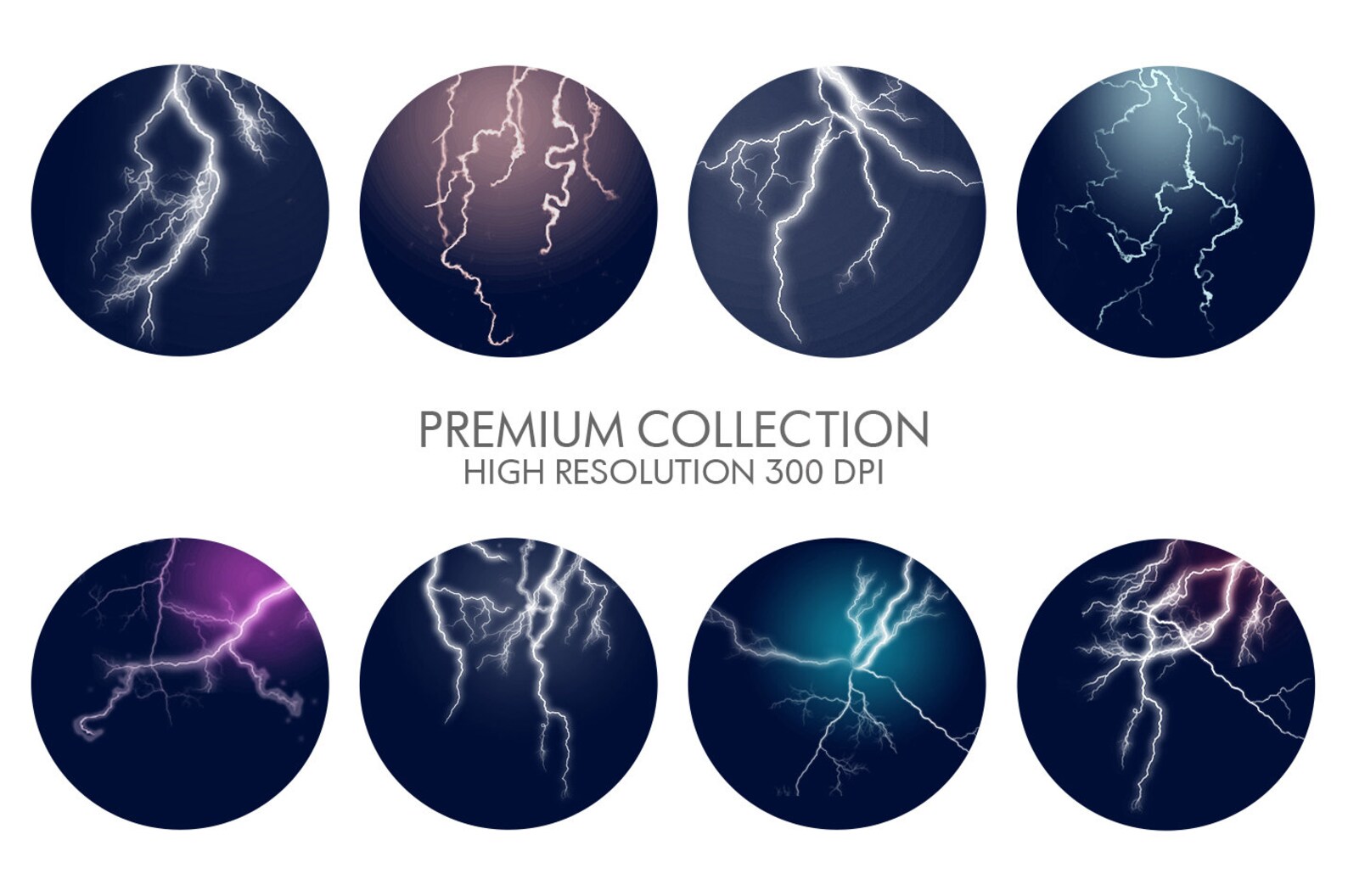 Glittering Lightning Overlays Photoshop 32 Lightning Overlays - Etsy