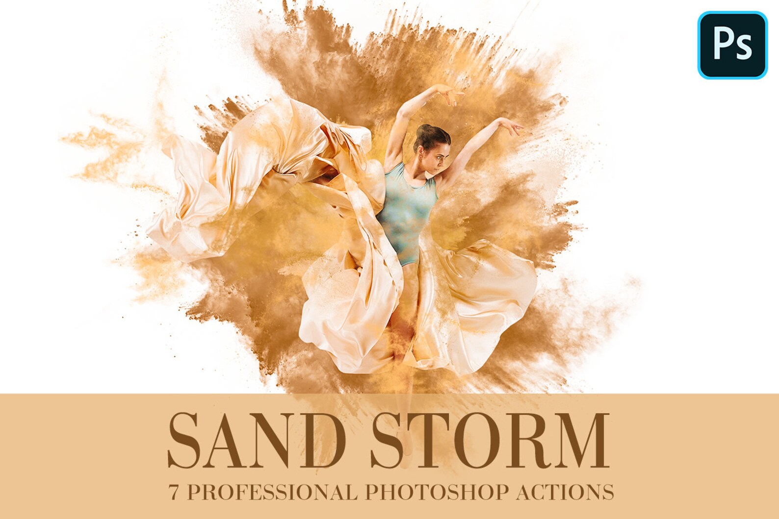 Photoshop Actions-sand Storm,sandstorm Effect Actions for Photoshop ...
