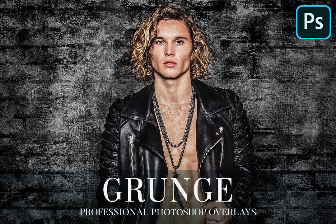 Grunge Photoshop Overlays: PNG Photo Effects (digital Download) - Etsy