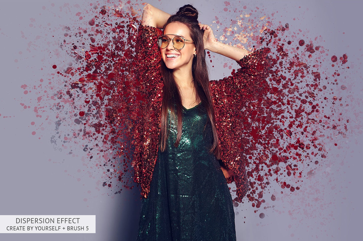 Dispersion Effect Photoshop Action 3 Dispersions Double Exposure ...