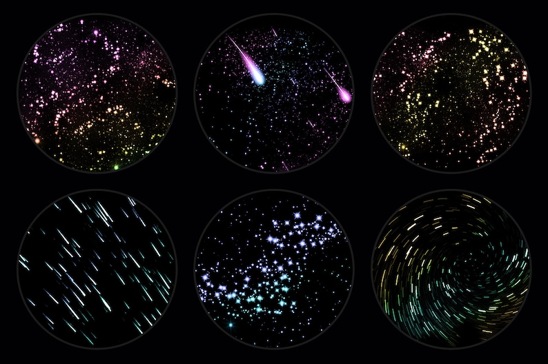 Night Sky Photoshop Overlays star Overlay, Star Overlays, Star Overlay ...