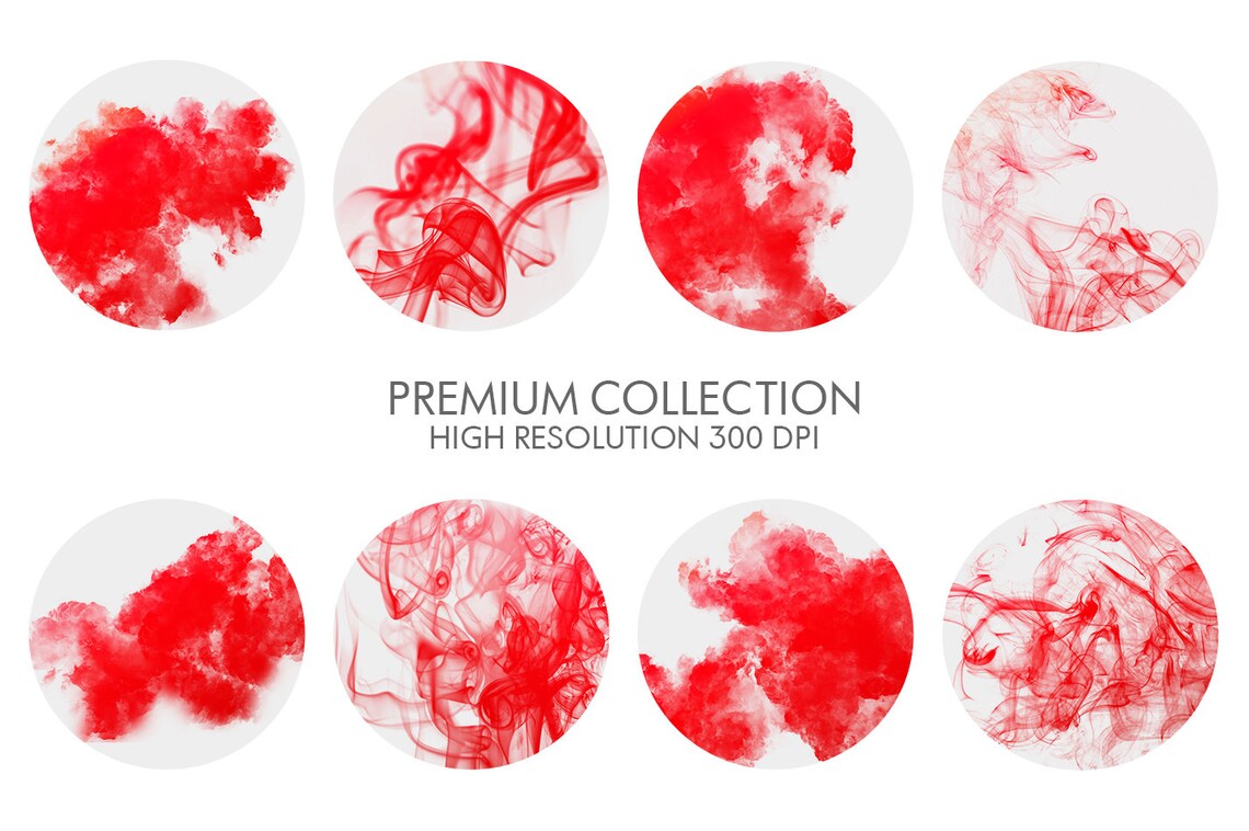 Red Smoke Photoshop Overlays: 30 PNG Effects (digital Download) - Etsy