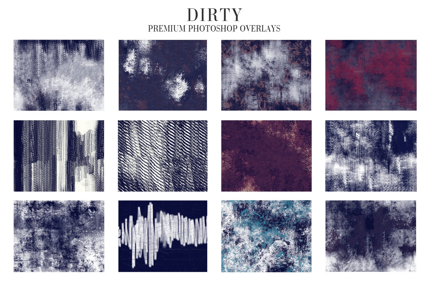 Dirty Photoshop Overlaysphoto Overlayspng Effectphotography - Etsy