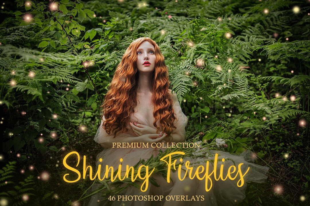 Fireflies Photoshop Overlays: 46 Shining PNG Effects - Etsy