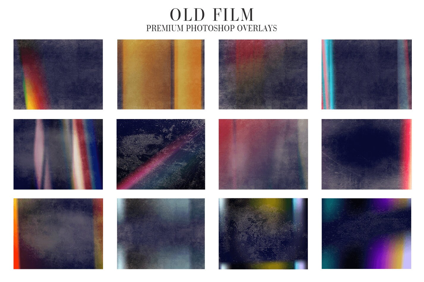 Old Film Photoshop Overlaysphoto Overlayspng Effectportrait - Etsy