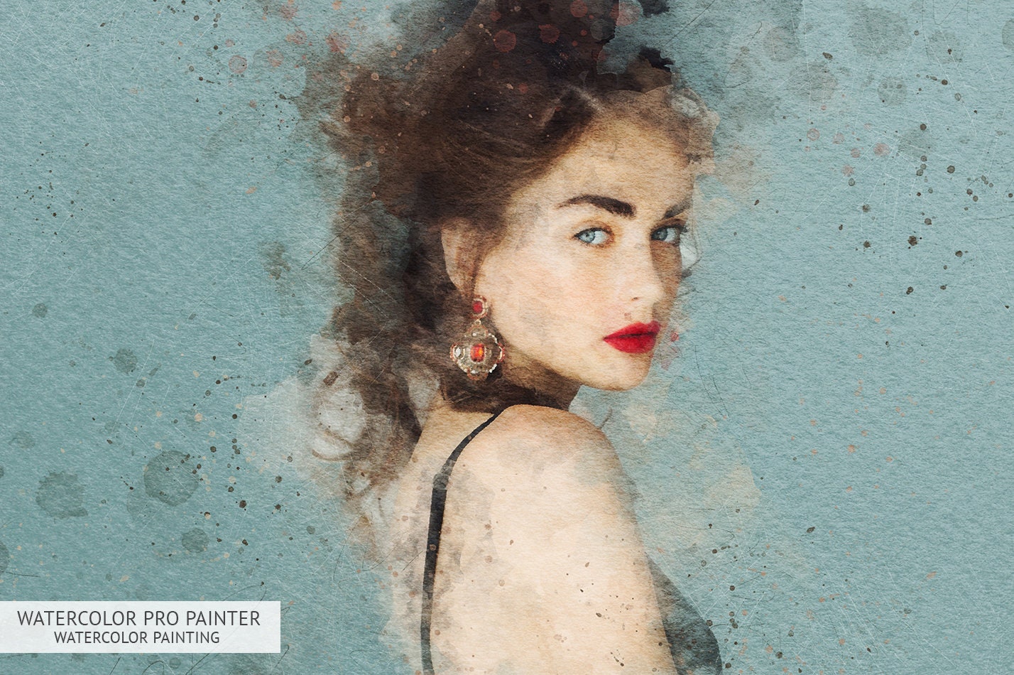 Watercolor Painter Photoshop Actions watercolor Effect Photoshop Action ...