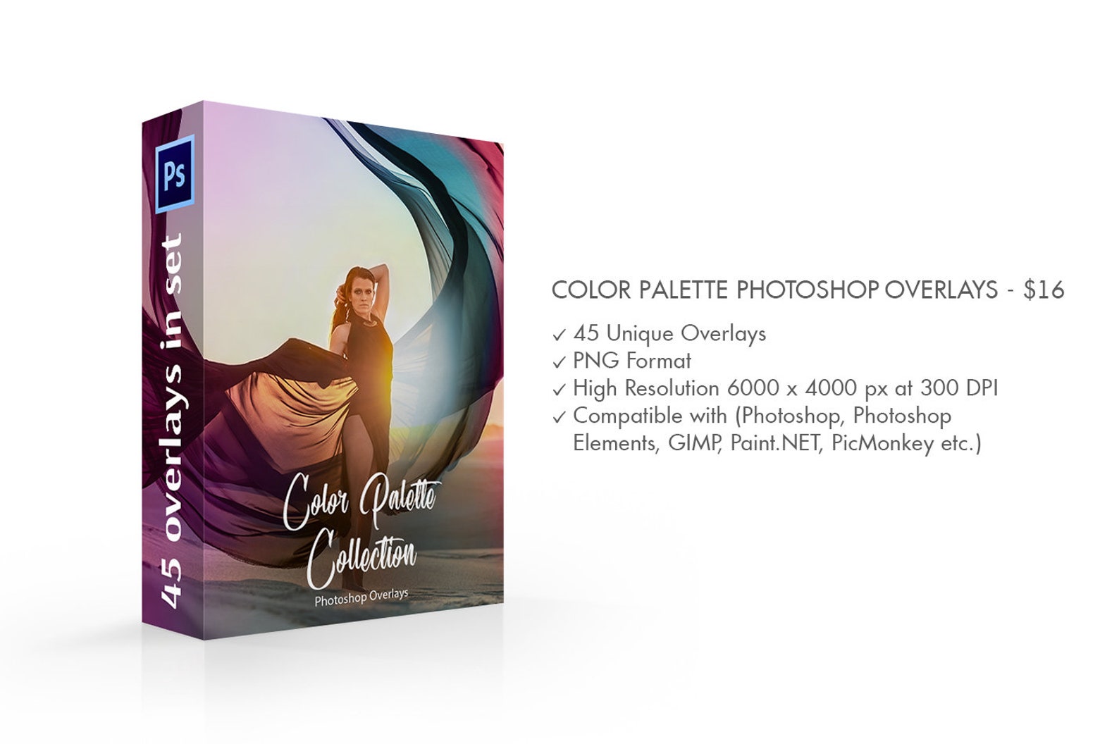 Color Palette Photoshop Overlays [color Overlay Photoshop, Photoshop ...