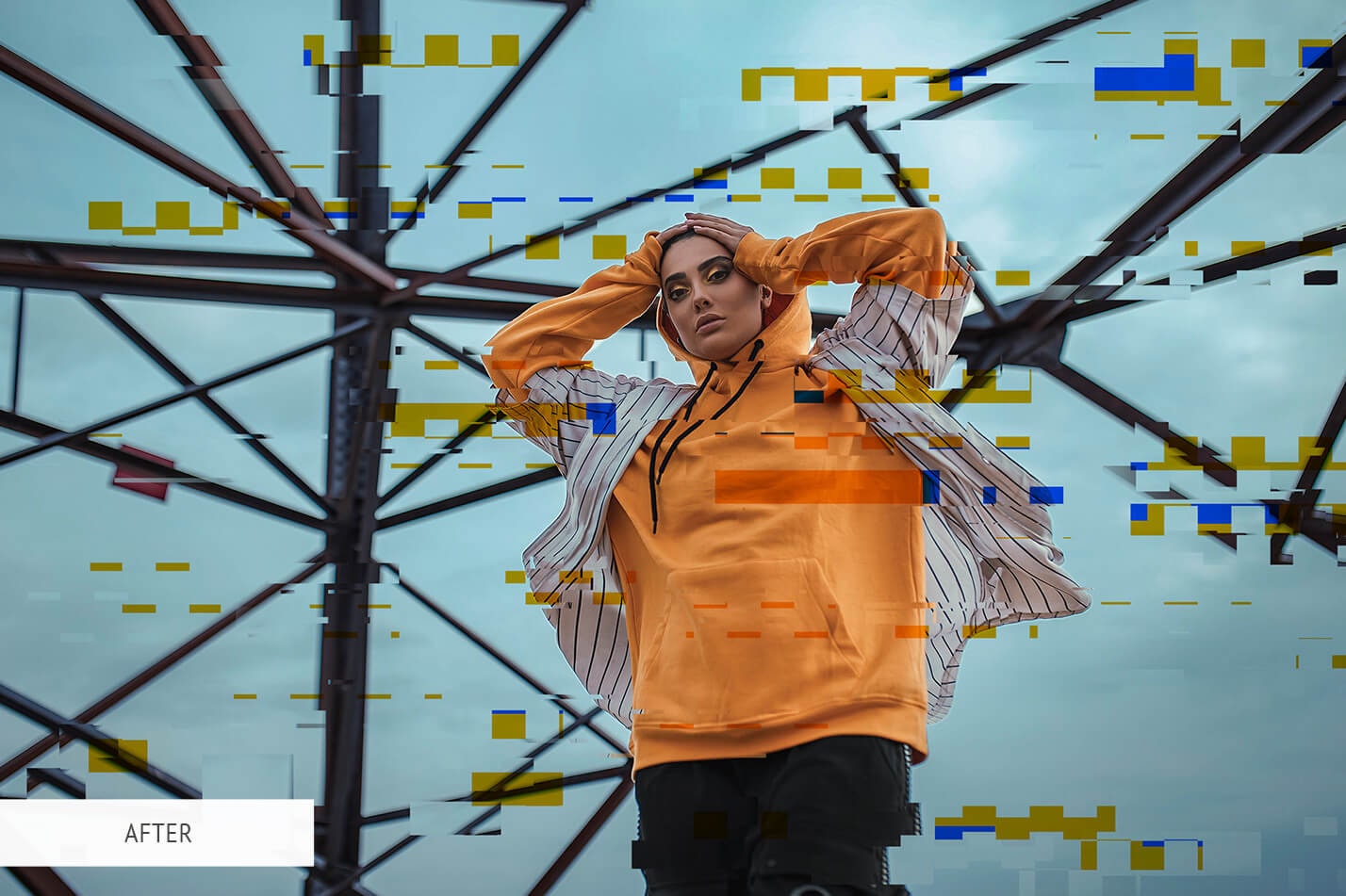 Glitch Photoshop Overlaysphoto Overlayspng Effectsport - Etsy