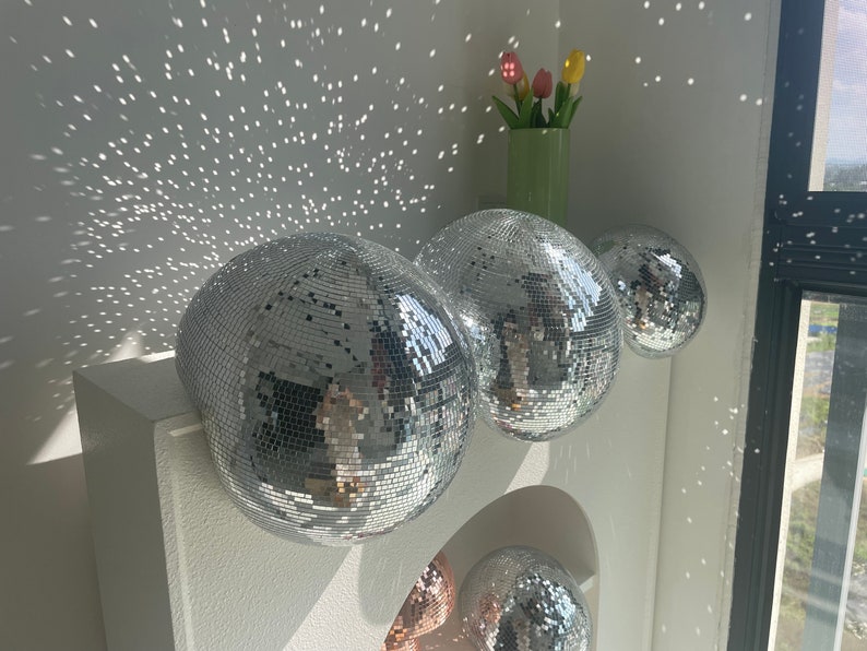 Fast Deliverydisco Meltdown Ball Mirror Glass Block Melting Balls - Etsy