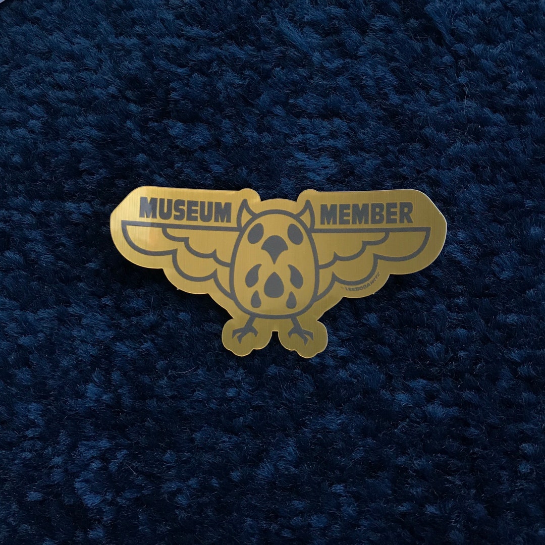 Museum Member Sticker Animal Crossing Inspired - Etsy
