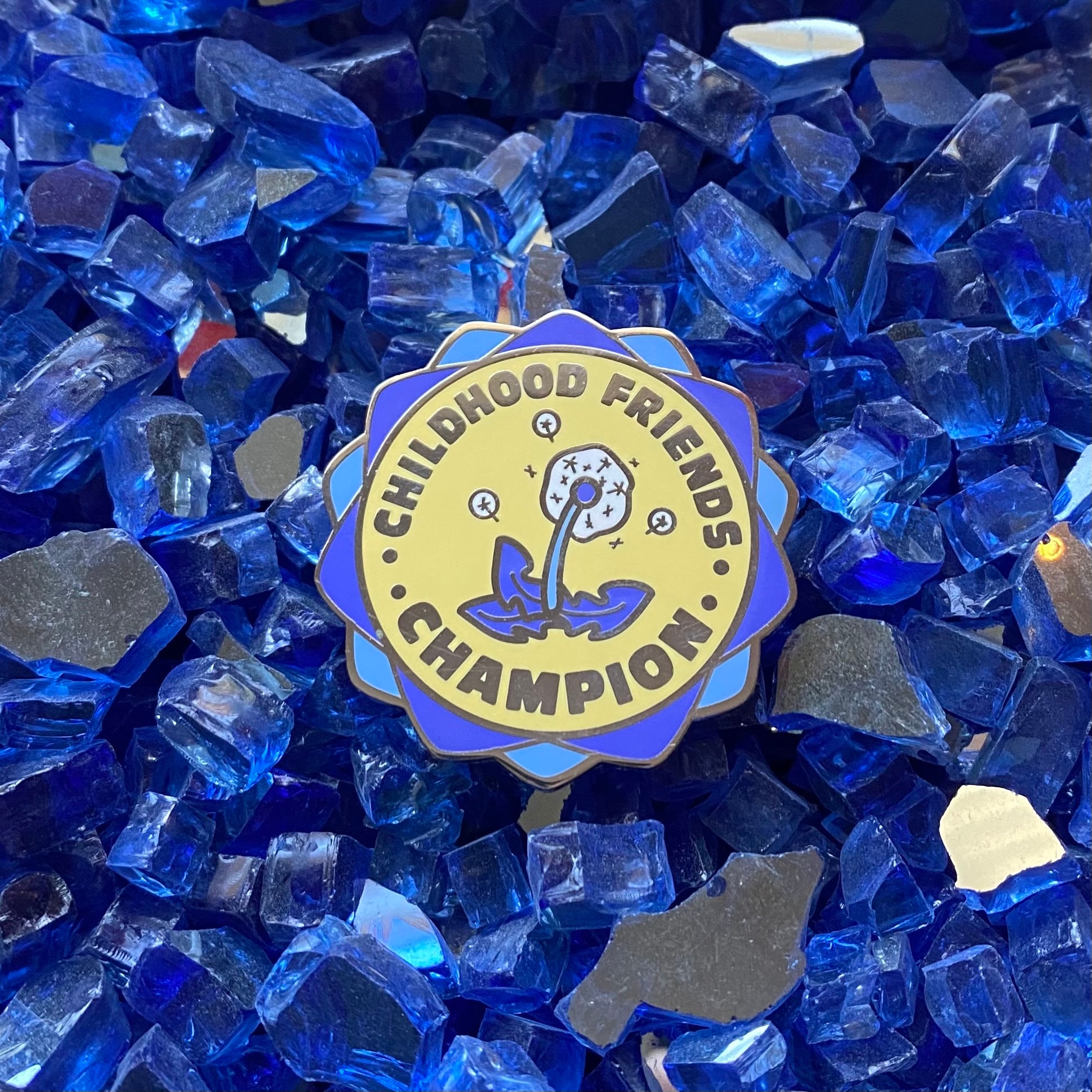Childhood Friend Champion Pin | I Ship It! Fanfic Pin Collection - Etsy