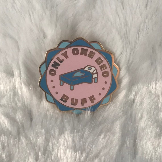 Only One Bed Buff Pin I Ship It Fanfic Pin Collection | Etsy