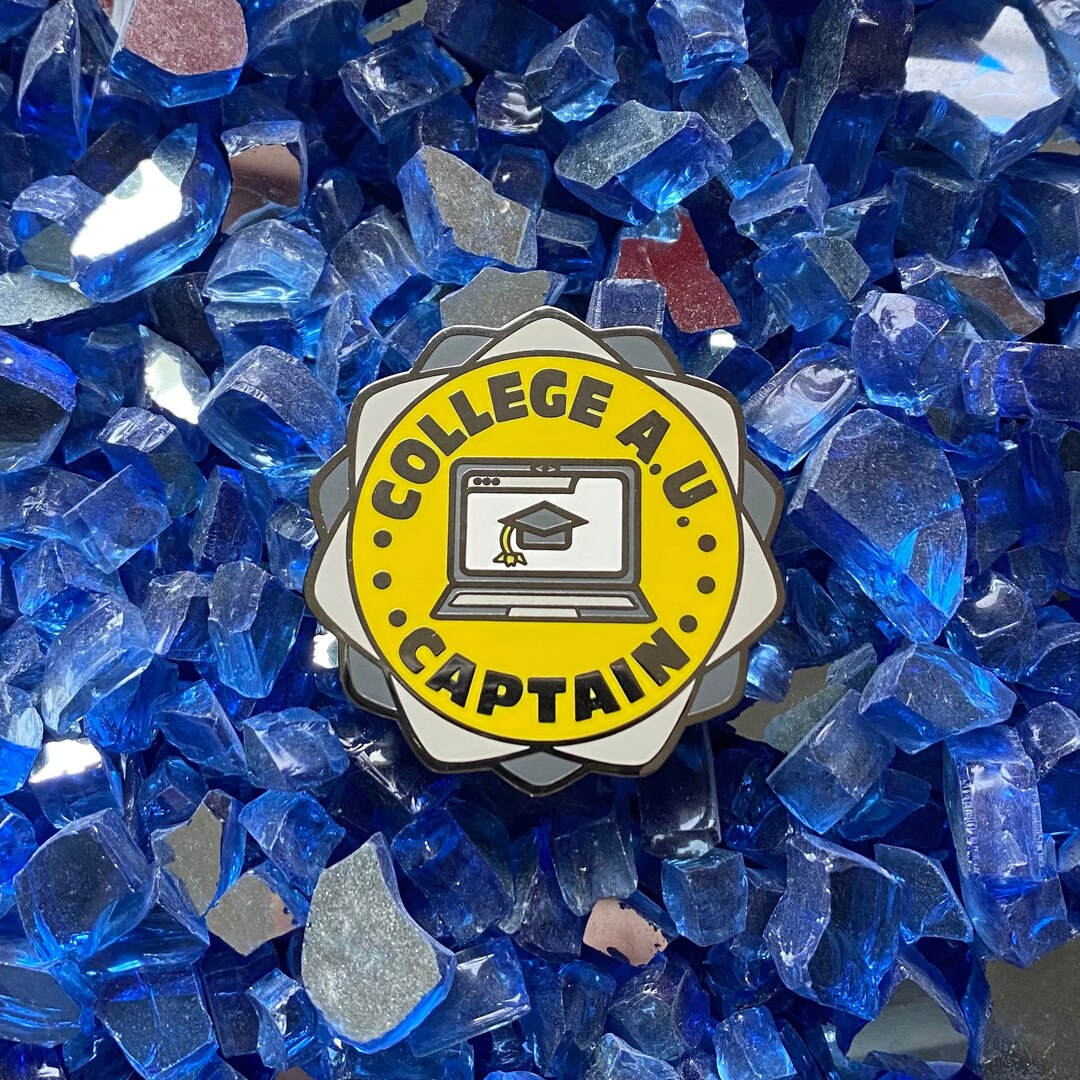 College A.U. Captain Pin | I Ship It! Fanfic Pin Collection - Etsy