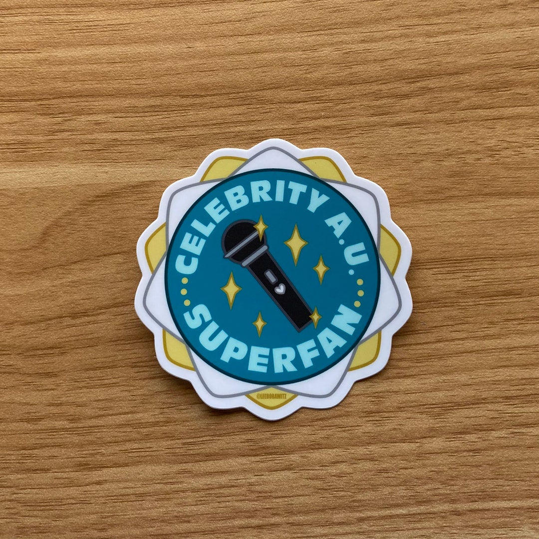 Celebrity A.U. Superfan Sticker | I Ship It! Fanfic Collection - Etsy