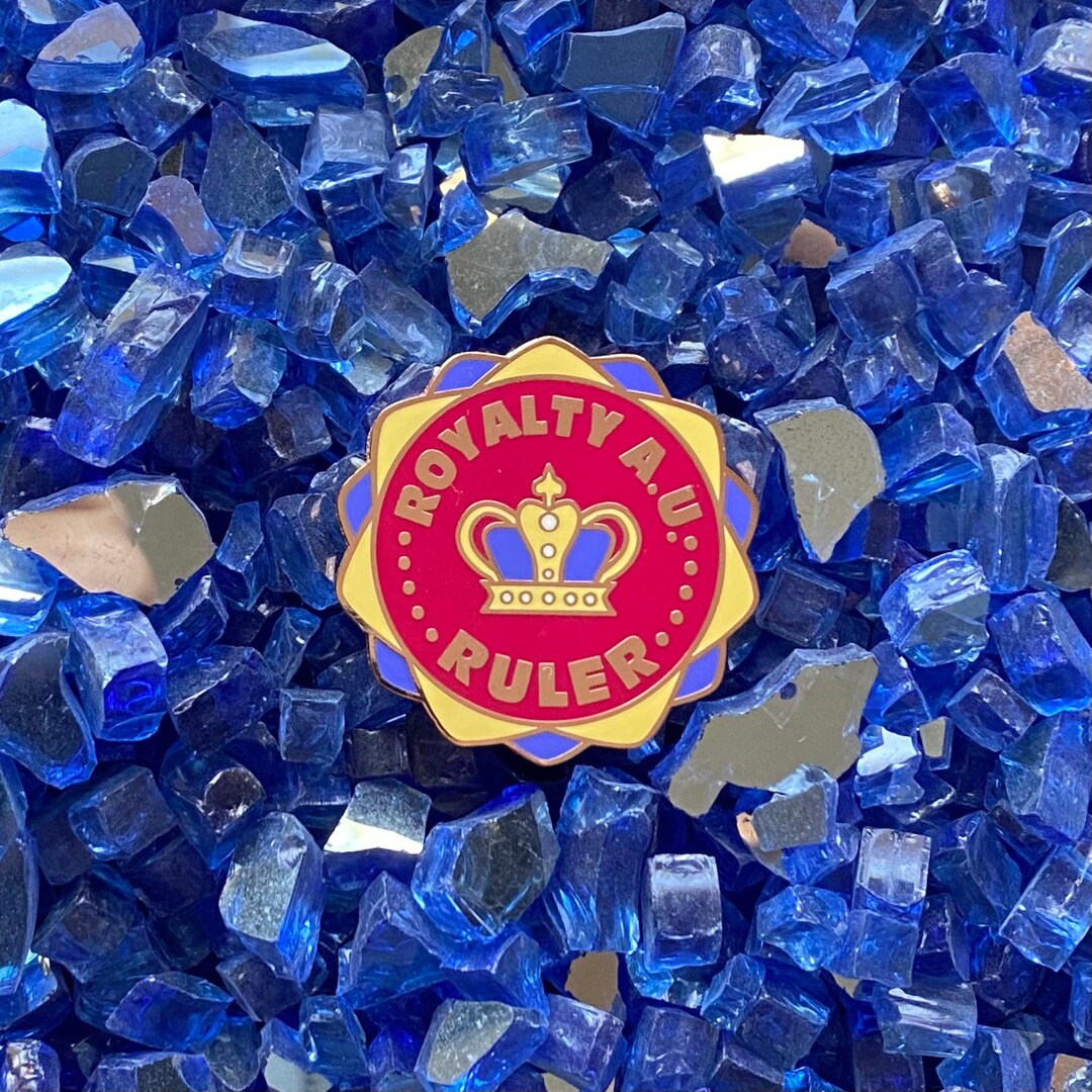 Royalty A.U. Ruler Pin | I Ship It! Fanfic Pin Collection - Etsy